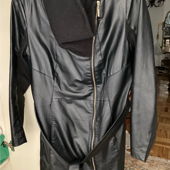 IMAN | Jackets & Coats | Iman Brand 0 Leather Fully Lined Inside Pocket ...